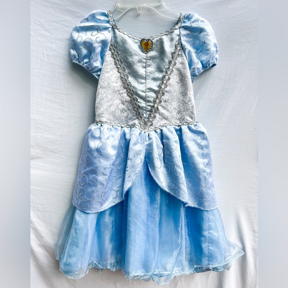 Disney | Costumes | Light Blue Cinderella Deluxe Costume Girls Size S 6 ...